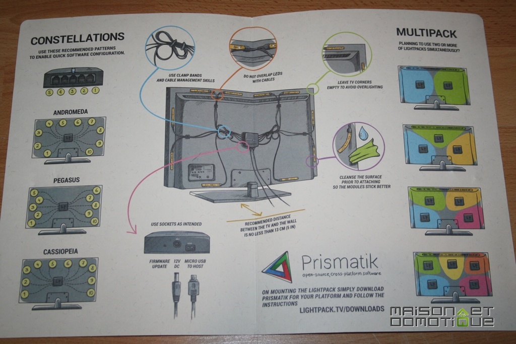 Test: Lightpack, pour ajouter l'Ambilight à votre TV - Maison et Domotique