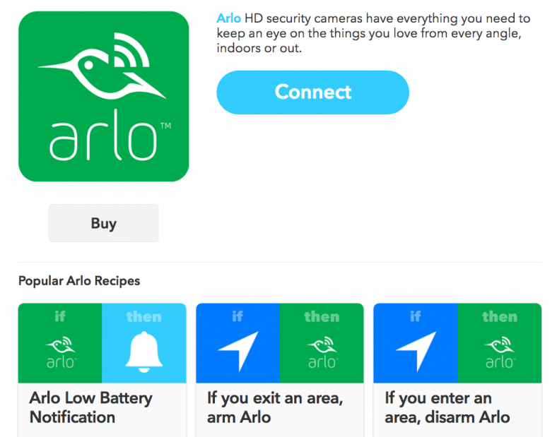 Les caméras sans fil Arlo deviennent compatibles IFTTT ! - Maison et ...