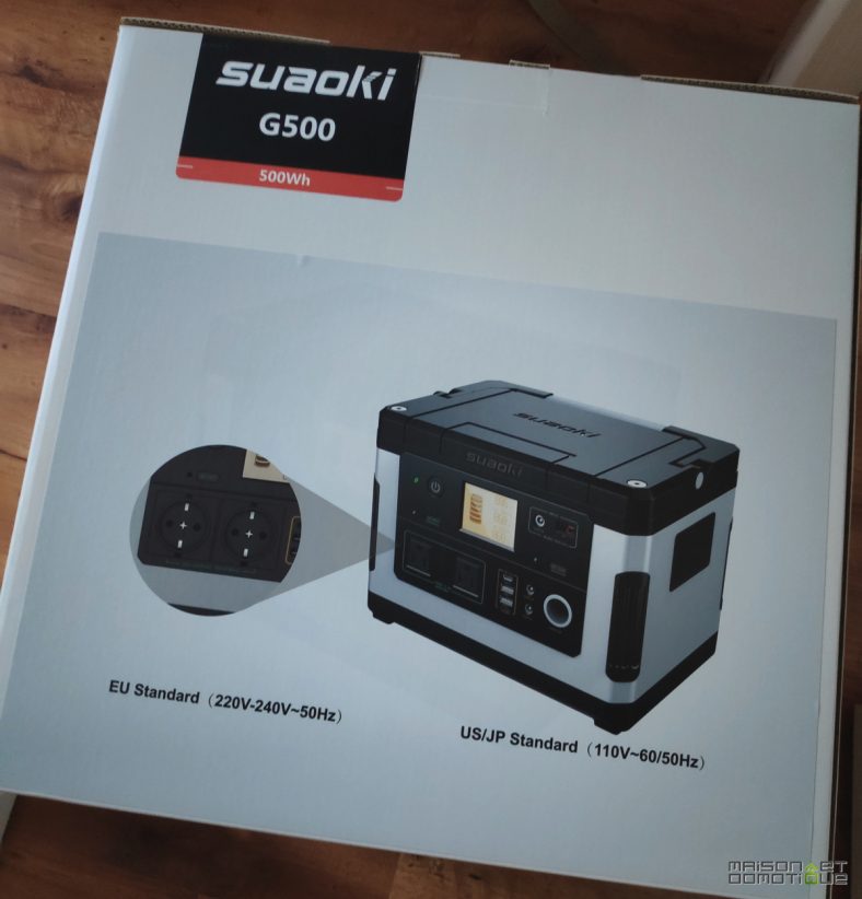 Suaoki G500: le groupe électrogène solaire ! - Maison et Domotique