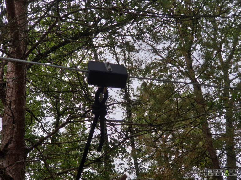 Installation d'une tyrolienne iZipline dans le jardin ! - Maison et Domotique