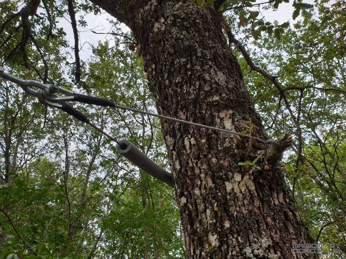 Installation d'une tyrolienne iZipline dans le jardin ! - Maison et Domotique