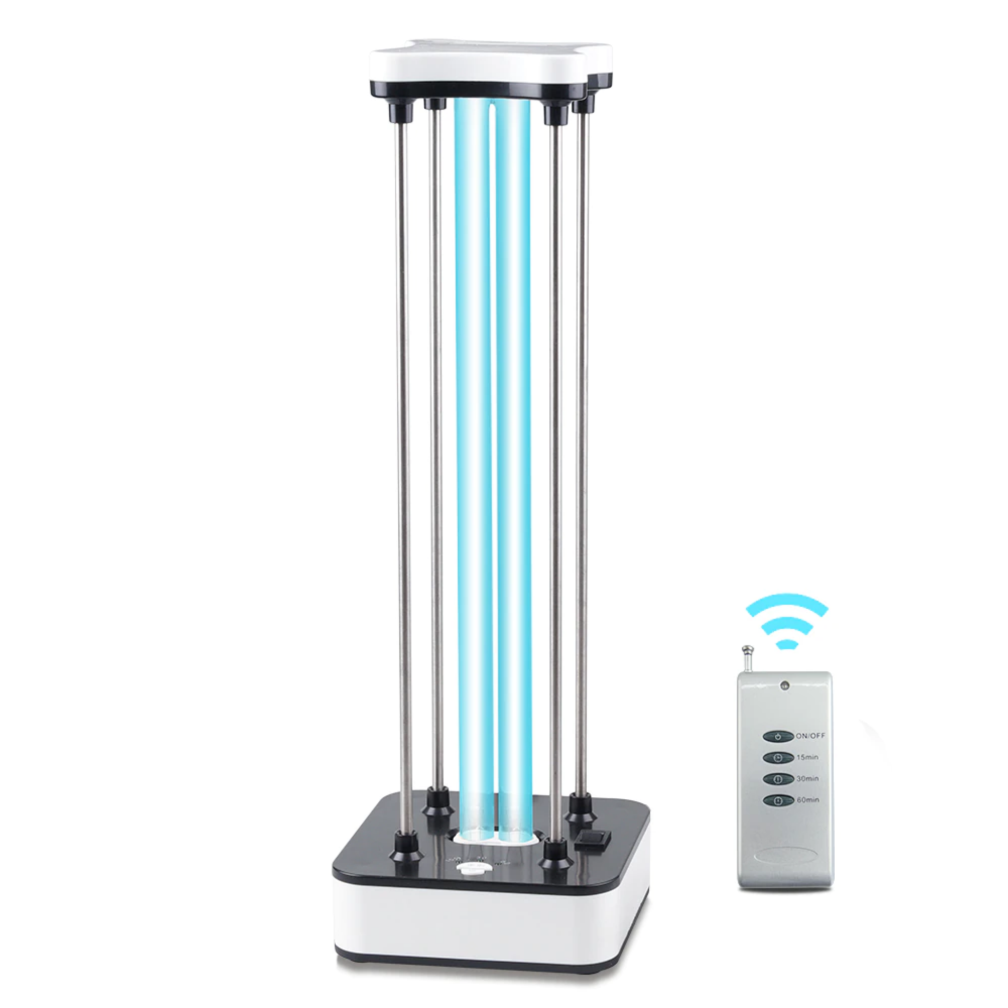 Lampe UV-C Mobile: double désinfection UV et ozone, parfait pour lutter ...
