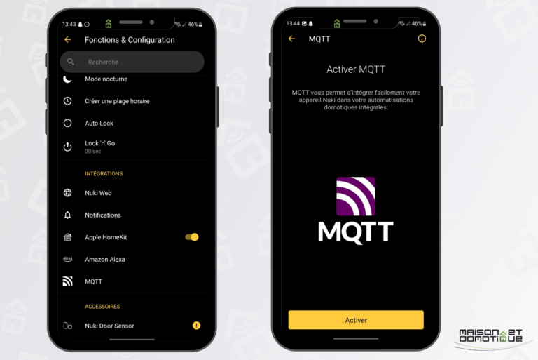 Serrure connectée Nuki: elle devient compatible MQTT (et donc Home Assistant, Jeedom, Loxone ...