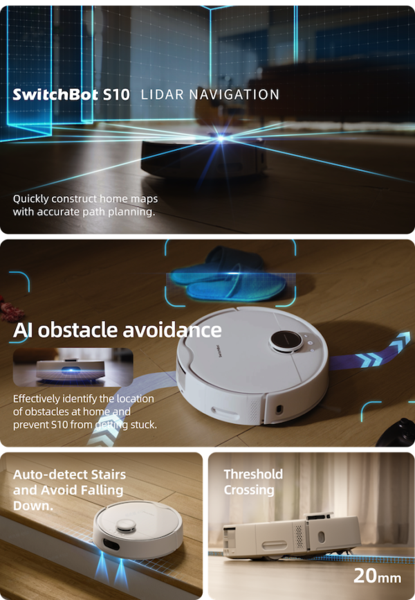 SwitchBot S10: le robot aspirateur laveur totalement autonome, se lance sur Kickstarter ...