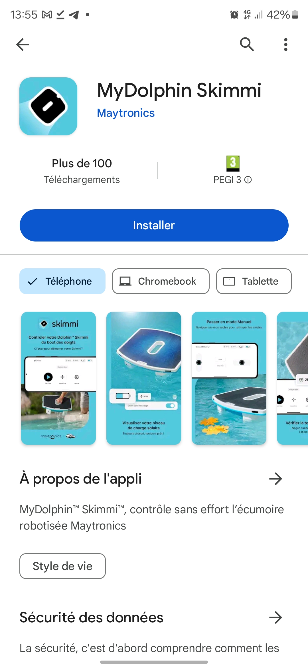 Test Maytronics Dolphin Skimmi : le robot solaire qui nettoie la ...