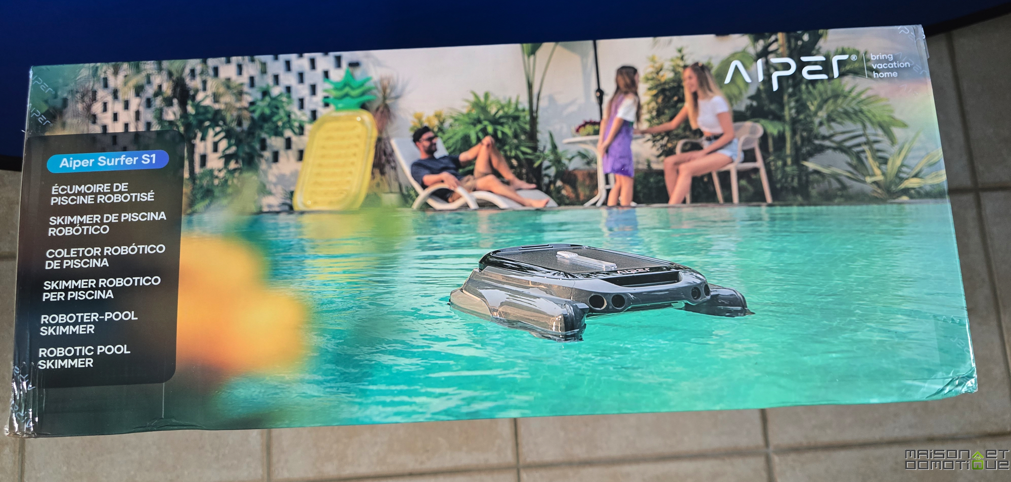 Test du Aiper Surfer S1 : Un robot piscine innovant qui carbure au ...