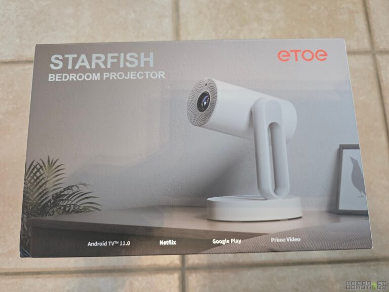 Test ETOE Starfish: between design lamp, Android TV and cinema under ...