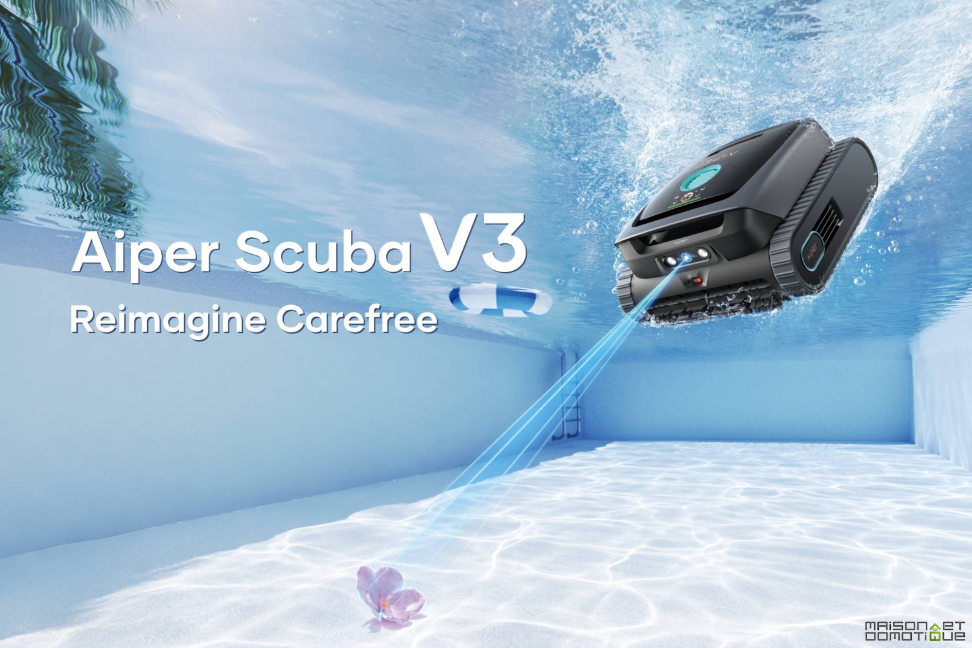Scuba V3 : Aiper revolutioniert die Poolpflege auf der IFA 2025 dank KI