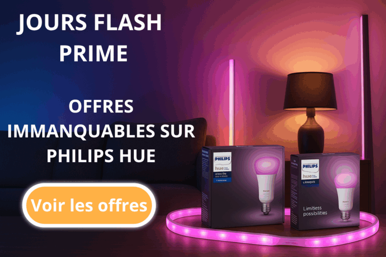 Philips Hue en Promo : Les Meilleures Offres Domotiques des Jours Flash Prime Amazon 2025 ...
