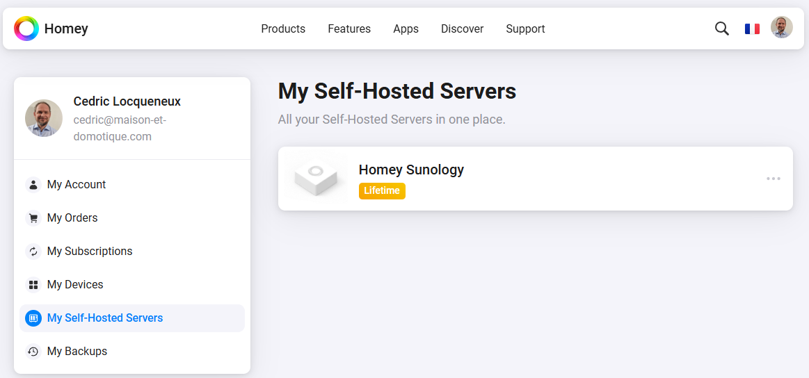 Homey Self-Hosted Server on Synology DSM 7: complete guide, data folder ...
