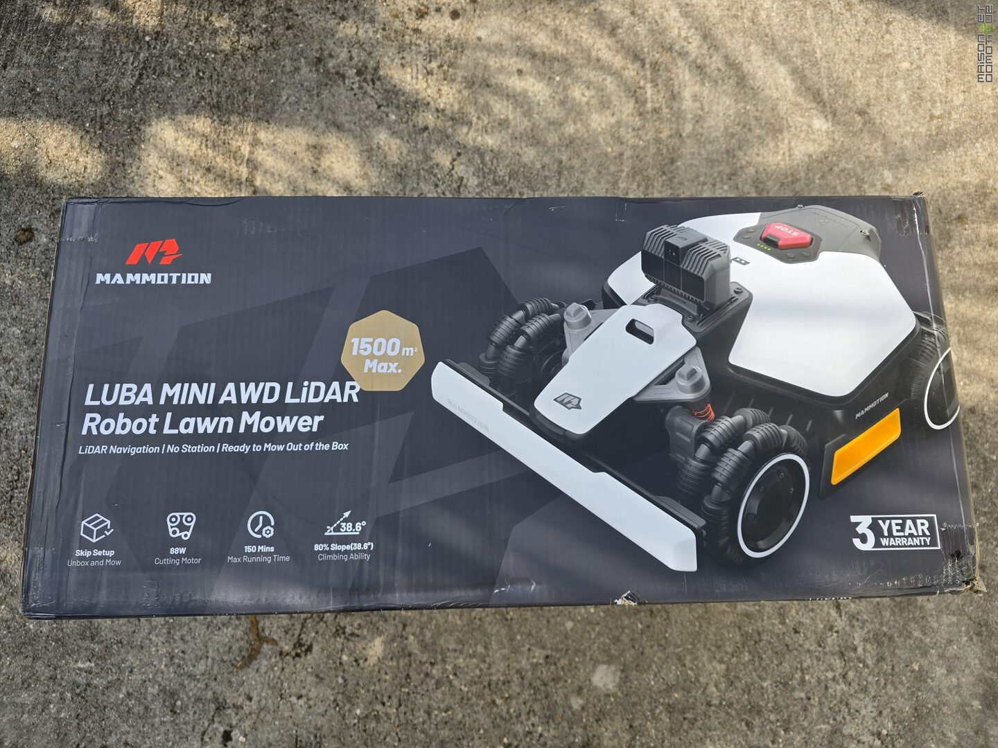 1500 m² de césped, 0 cable, 100 % autónomo: el Luba Mini AWD Lidar ...