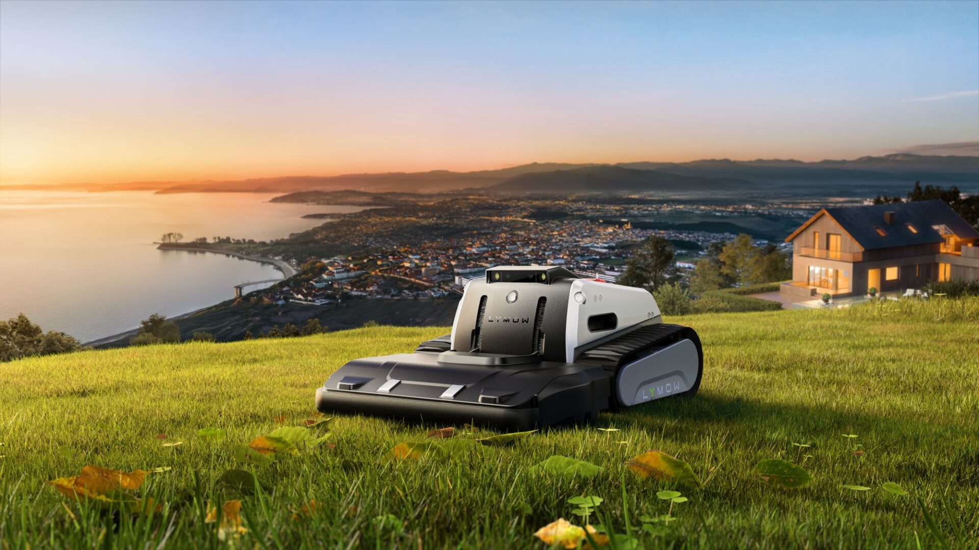 Lymow One Plus arrives in France: cyclonic mowing, tank tracks, and ...
