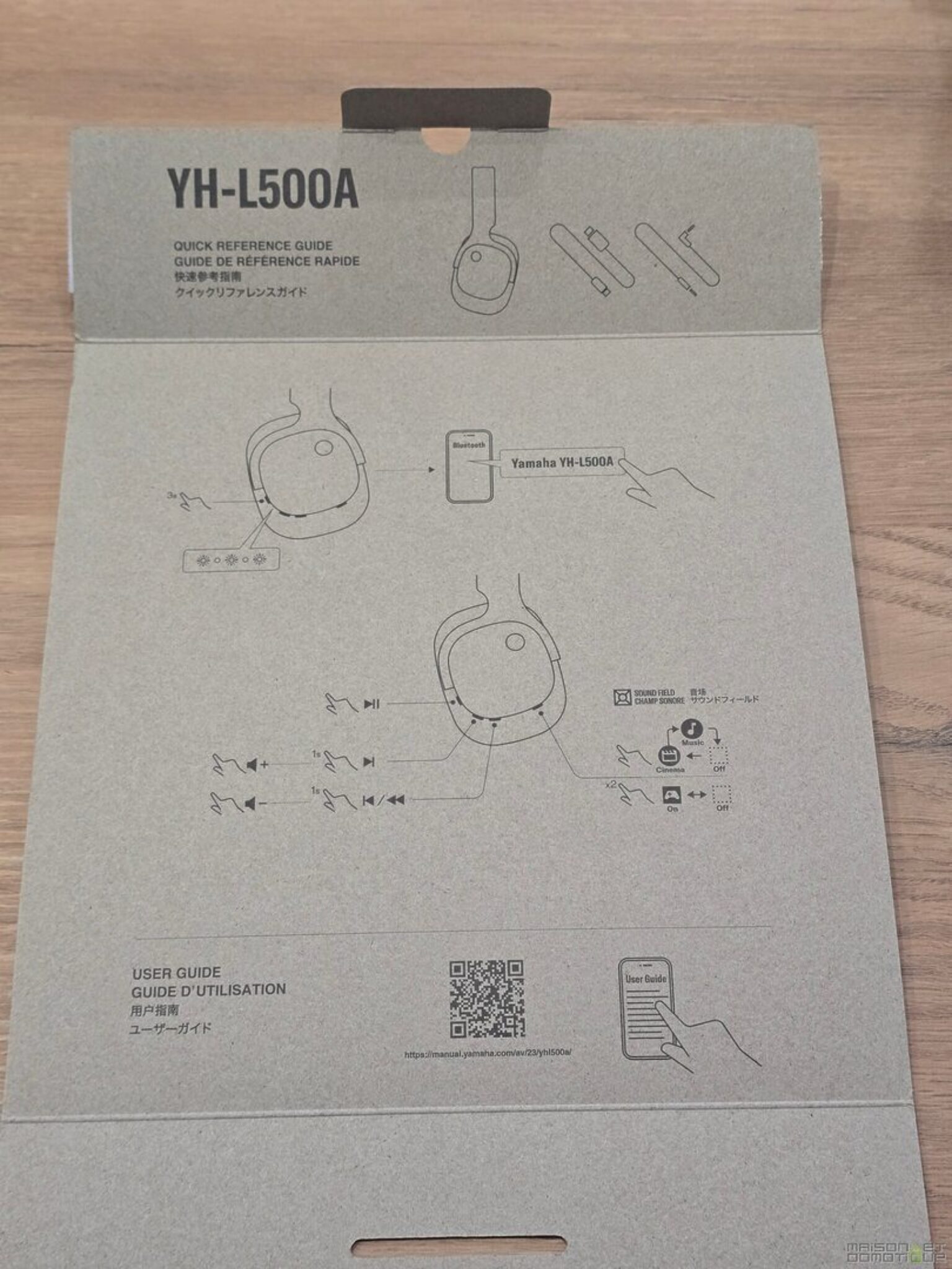 Yamaha YH-L500A : le casque ultime pour un home cinéma immersif sans ...